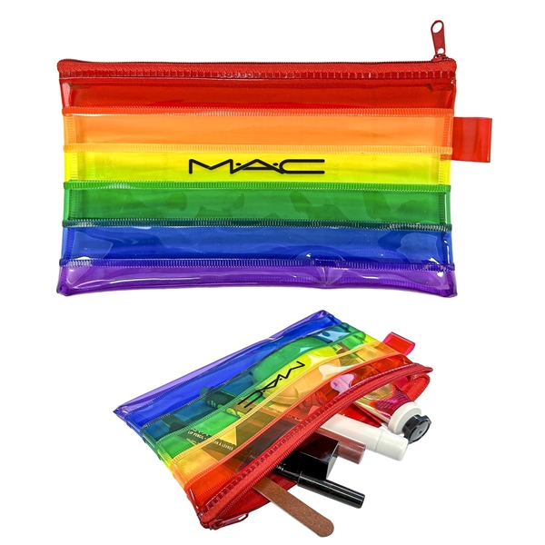 Promotional Rainbow Zipper Pouch
