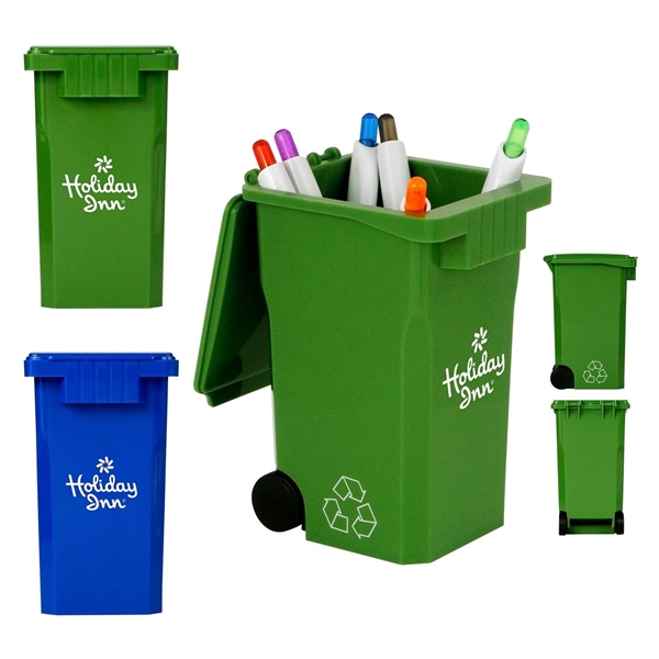 Promotional Recycle Bin Pen Holder