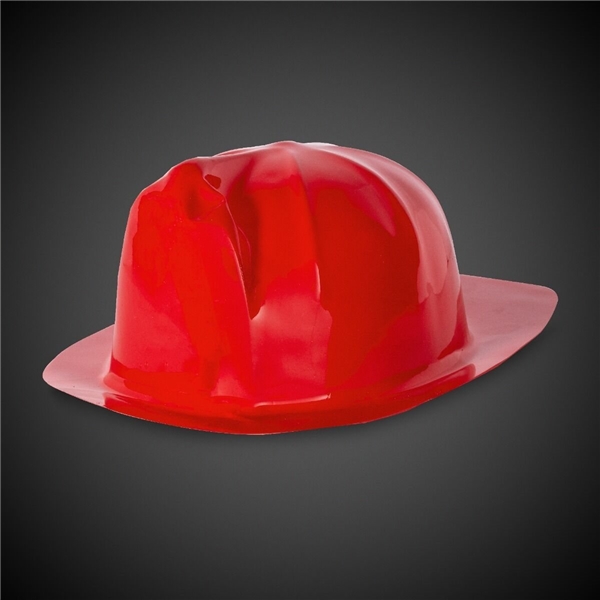 Promotional Red Plastic Firefighter Hat