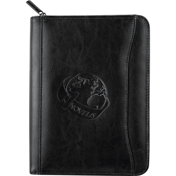 Promotional Renaissance Jr. Zippered Padfolio with FSC® Mix Paper