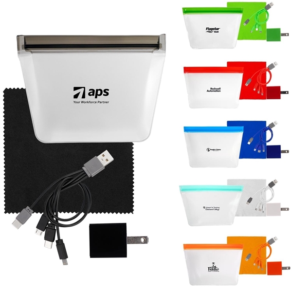 Promotional Reusable Cloth & Charge Set