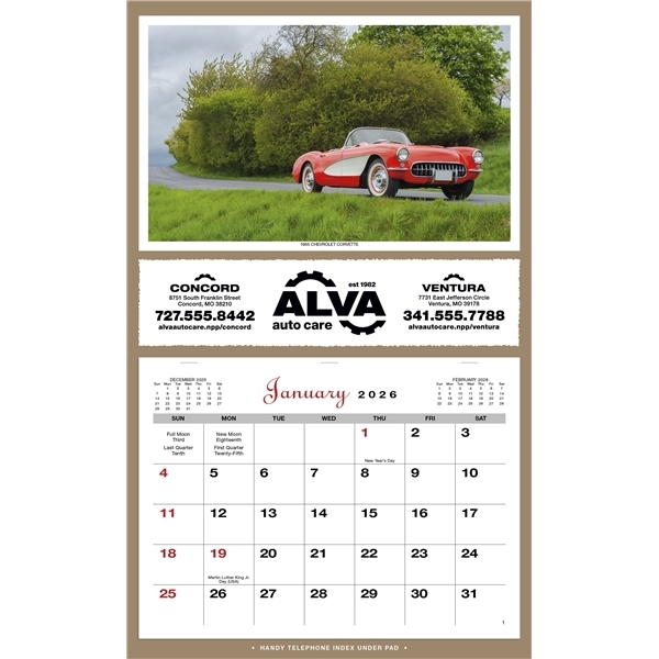 Promotional Robin Mount Calendar