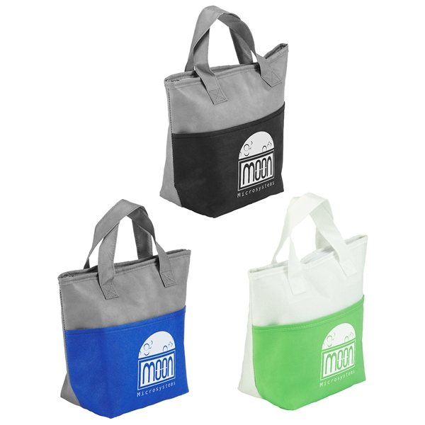 Promotional Santa Ana Non-Woven Insulated Snack Tote