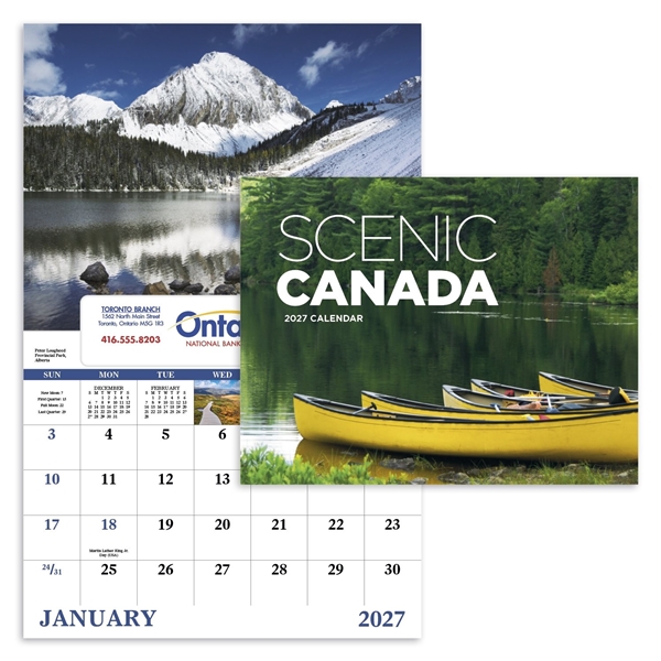 Promotional Scenic Canada - Window Calendar