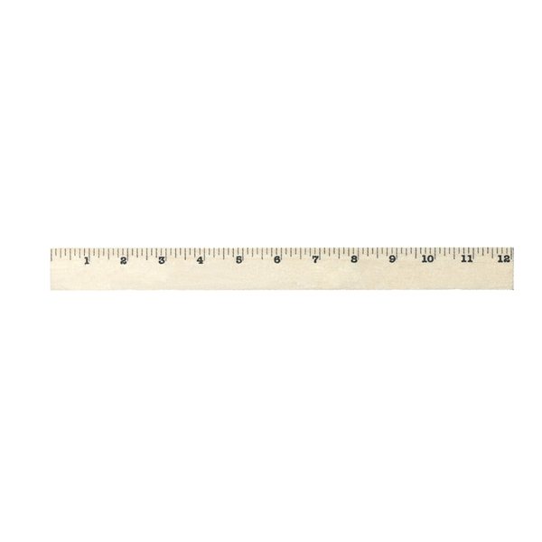School Bus Safety "U" Color Rulers - Natural wood finish