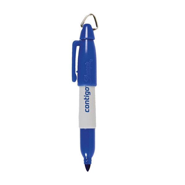 Promotional Sharpie® Mini Keychain Marker Pen - Blue