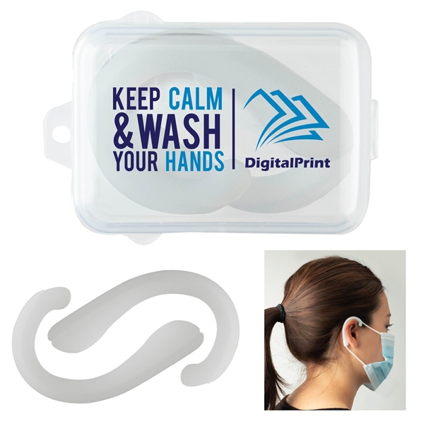 Promotional Silicone Mask Ear Guard Set With Case
