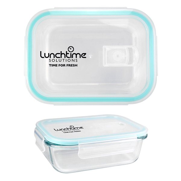 Promotional Snap-On Lid Glass Storage Container