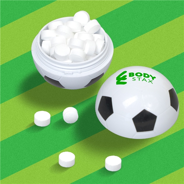 Promotional Soccer Ball Mint Container