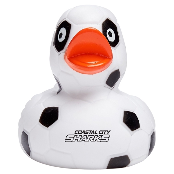 Promotional Soccer Ball Rubber Duck