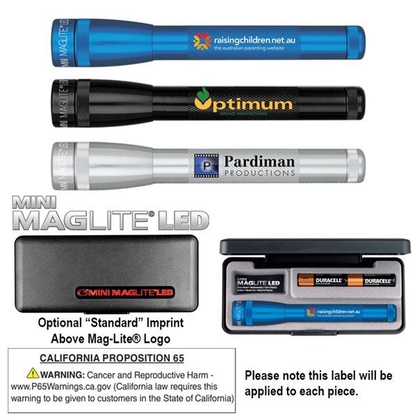 SP2 Mini MAGLITE® LED 2AA, Full Color Digital 4 Color Process