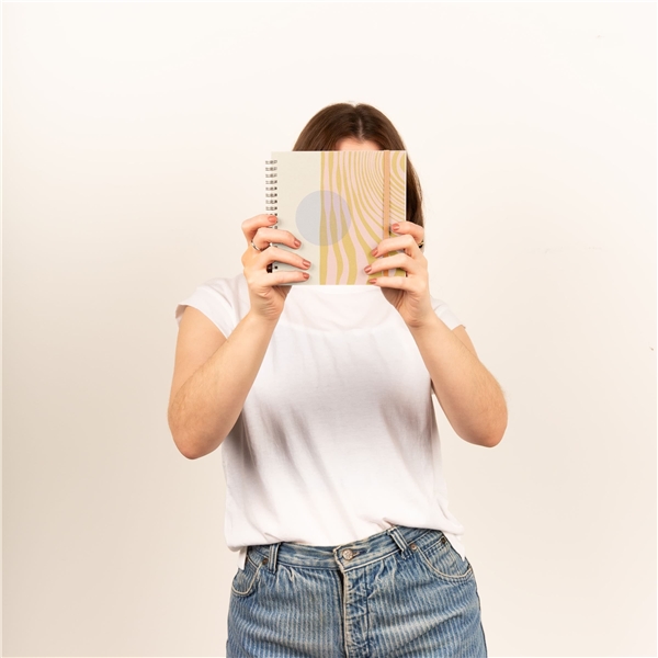 Promotional Square Notebook - Large - Coil - Solid Cover