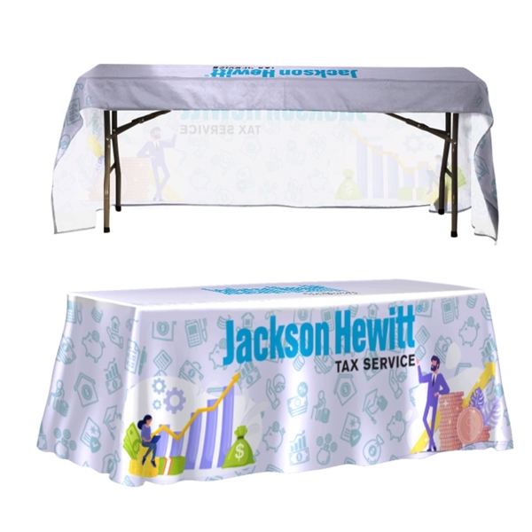 Promotional Standard Table Cover with Open Back 8'