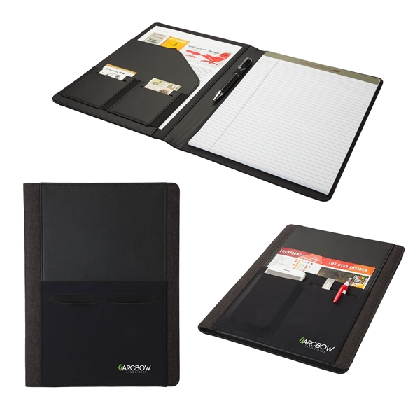 Promotional Stockton Letter Size Tech & Conference Padfolio