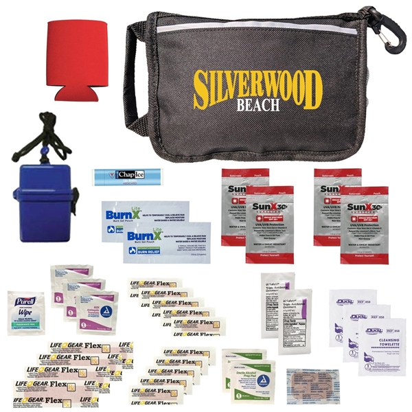 Promotional Sun and Fun Premium Beach First Aid Kit
