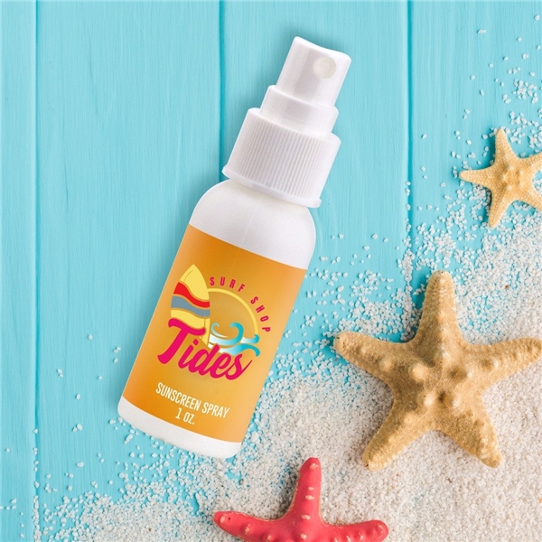 Promotional Sunscreen Spray: 1 oz