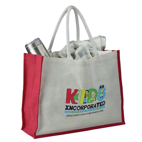 Promotional Sustainable Jute Shopping Bag