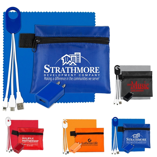 "TECHPACK PLUS" Tech Home and Travel Kit with Microfiber Cleaning Cloth ...