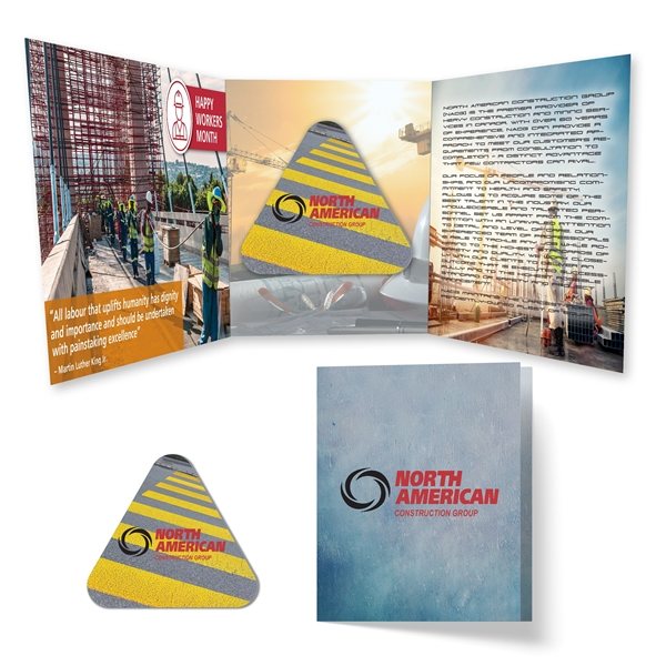 Promotional Tek Booklet 2 With Full Color Triangle Coaster