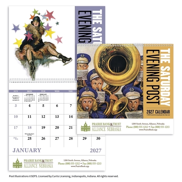 Promotional The Saturday Evening Post - Spiral Calendar