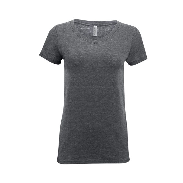 Threadfast Apparel Ladies' Vintage Dye Short-Sleeve V-Neck T-Shirt