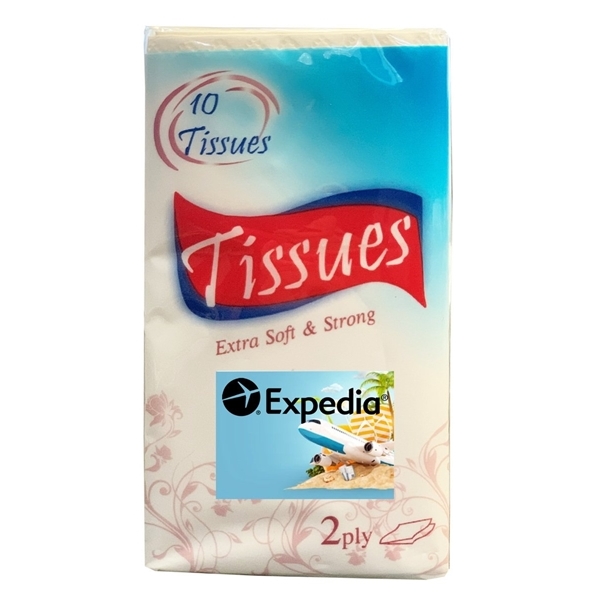 Promotional Tissue Pack With Custom Label