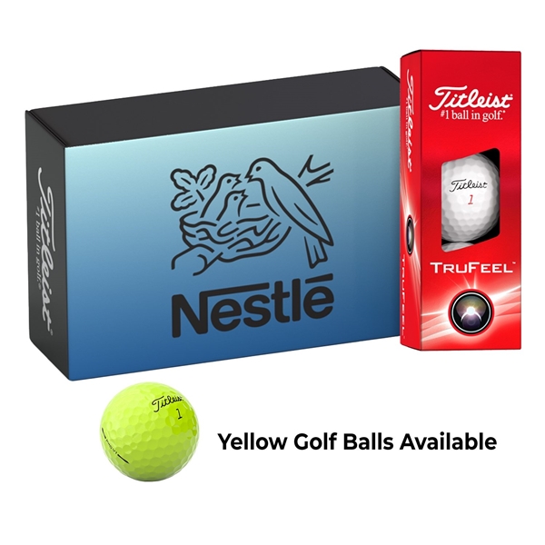 Titleist Half Dozen Custom Golf Ball Box With Stock Sleeves