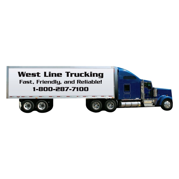 Promotional Tractor Trailer Magnet