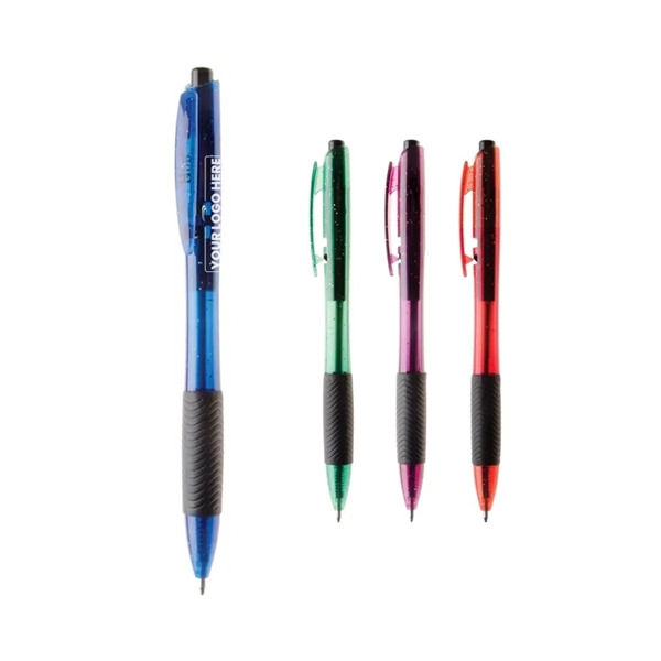 Promotional Translucent Sparkling Ballpoint Pen