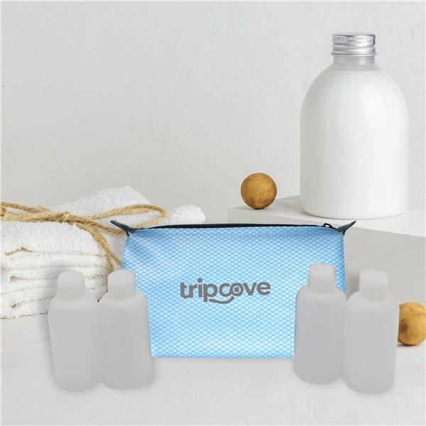 Promotional Travel Kit with Fillable Bottles