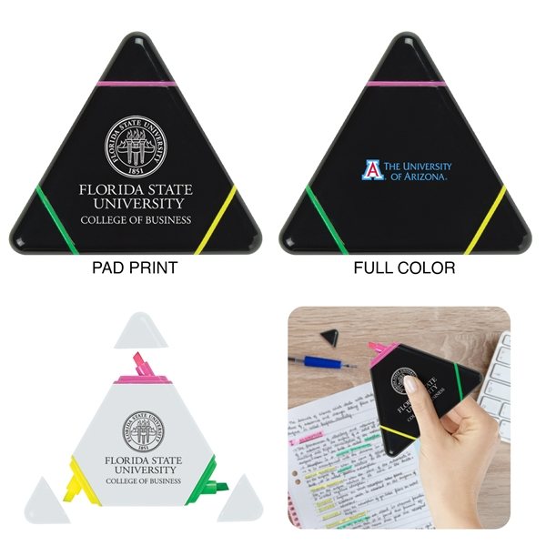 Promotional Tri-Color Highlighter
