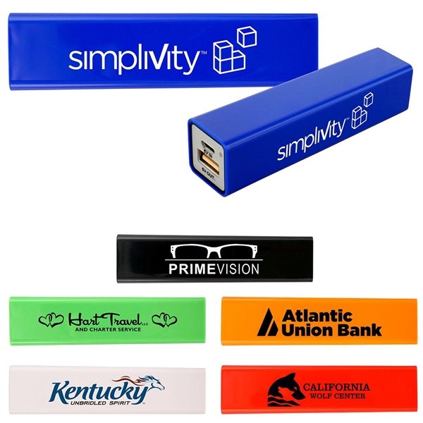Promotional UL Color Block Power Bank