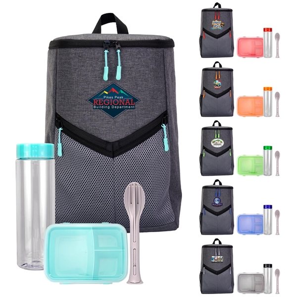 Promotional Victory Cooler Backpack Ultimate Lunch & Drink Set