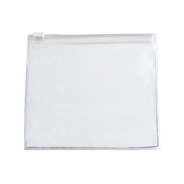 Promotional Vinyl Pouch w/Plastic Closure