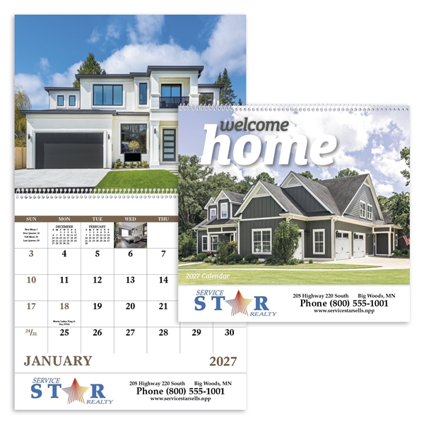 Promotional Welcome Home - Spiral Calendar