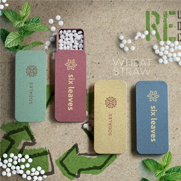 Promotional Wheat Straw Box With Mints