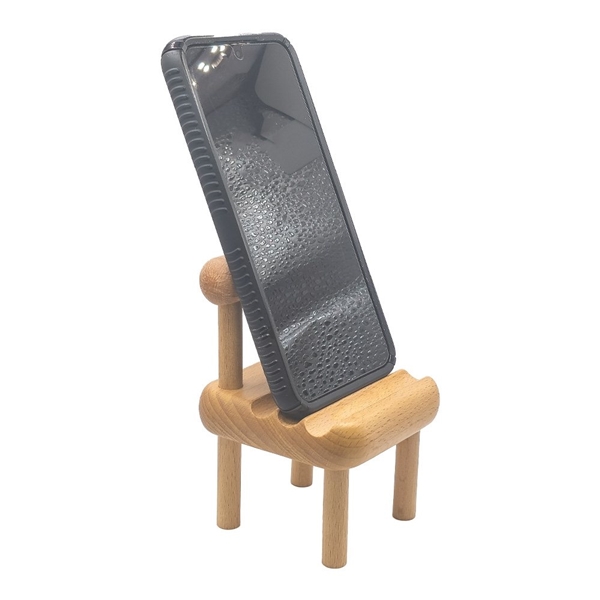 Promotional Wooden Chair Phone Holder