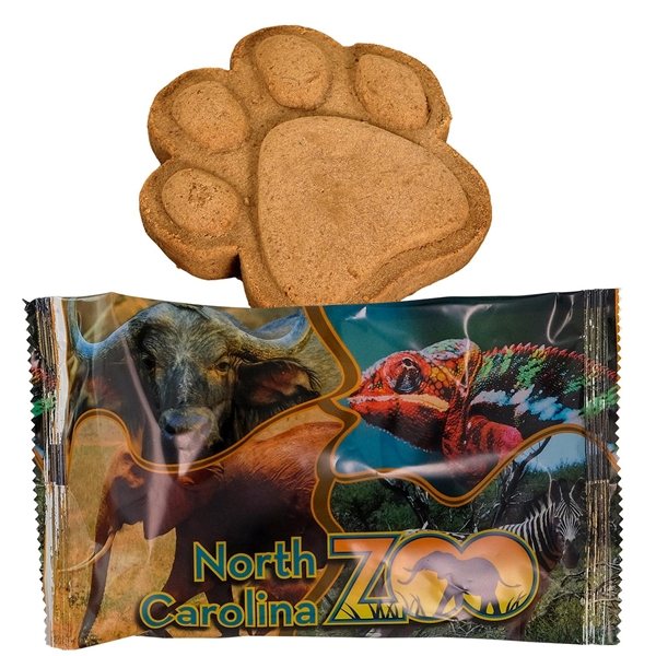 Promotional Wrapped Up Paw Print Dog Cookie