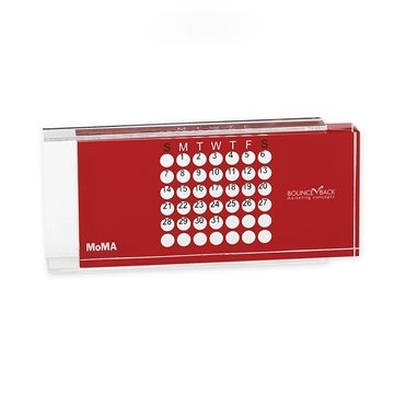 Promotional MoMA Mini Acrylic Perpetual Calendar