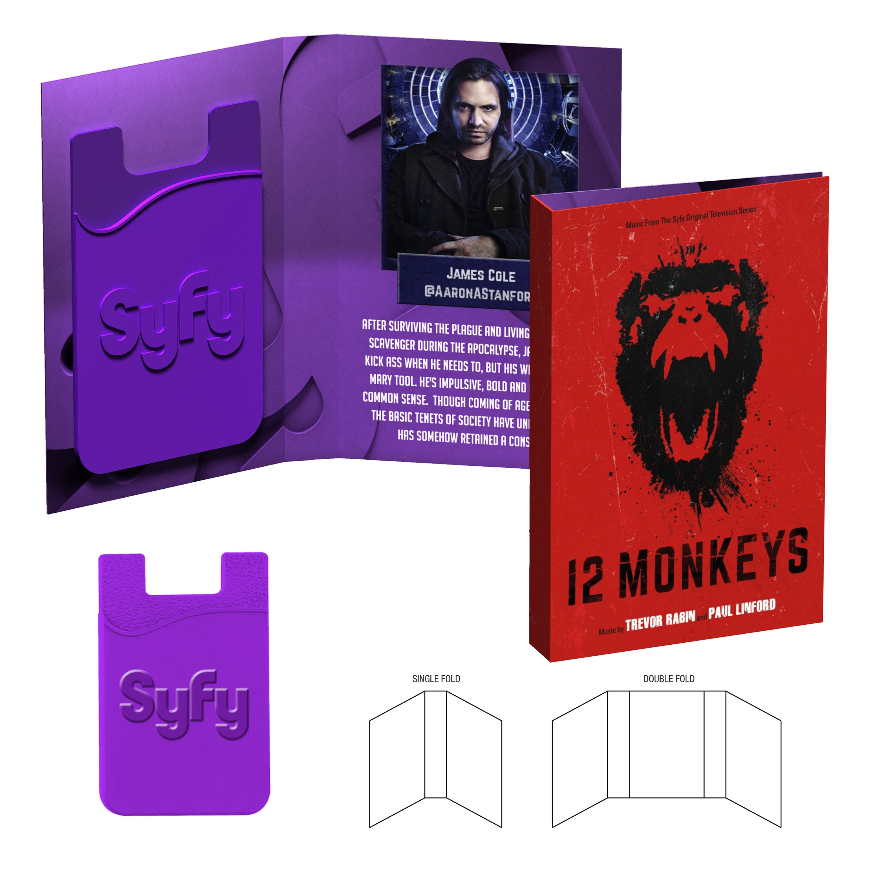 Promotional Tek Booklet with Embossed Silicone Smart Wallet